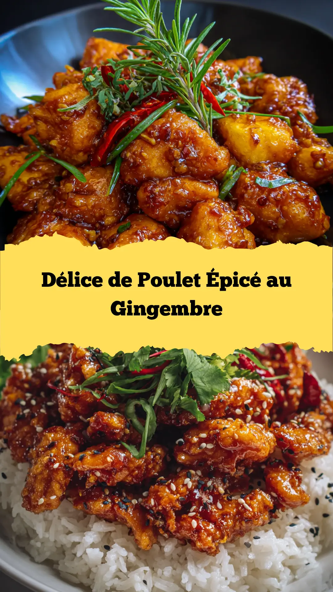 Délice de Poulet Épicé au Gingembre