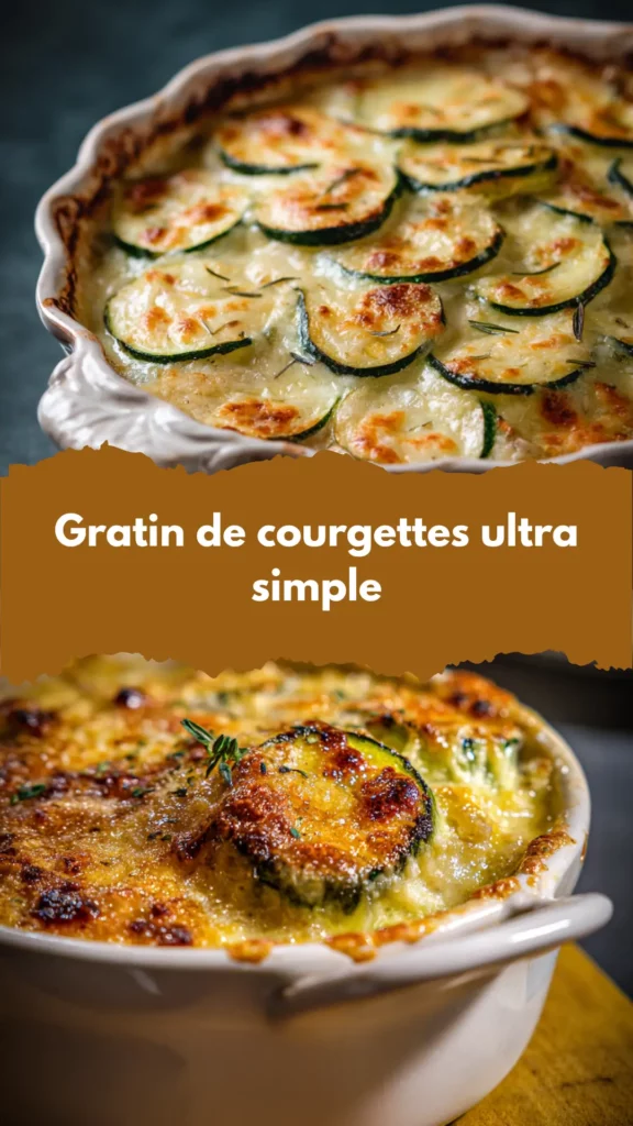 Gratin de courgettes léger : une recette facile et savoureuse