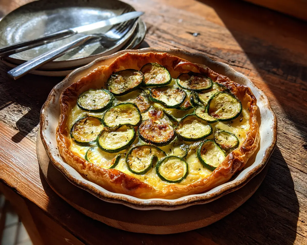 Tarte aux courgettes : savoureuse et facile à préparer